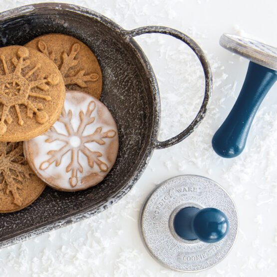 Snowflake Cookie Stamps | Holiday Bakeware Accessories | Nordic Ware