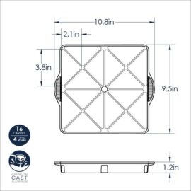 Scottish Mini Scone Pan | Cast Aluminum Bakeware | Nordic Ware