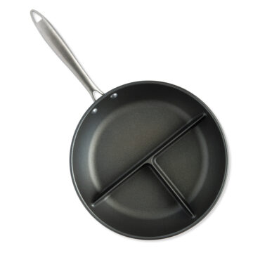 3-in-1 Divided Sauté Pan | Cast Aluminum Cookware | Nordic Ware