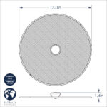 13” Crispy Dry Fry Spatter Cover | Cookware Accessories | Nordic Ware