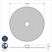 13” Crispy Dry Fry Spatter Cover | Cookware Accessories | Nordic Ware