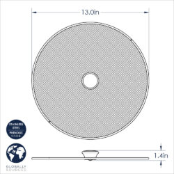 13” Crispy Dry Fry Spatter Cover | Cookware Accessories | Nordic Ware