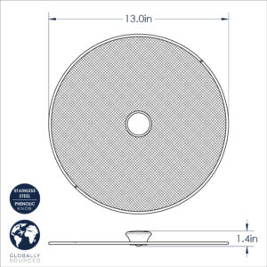 13” Crispy Dry Fry Spatter Cover | Cookware Accessories | Nordic Ware