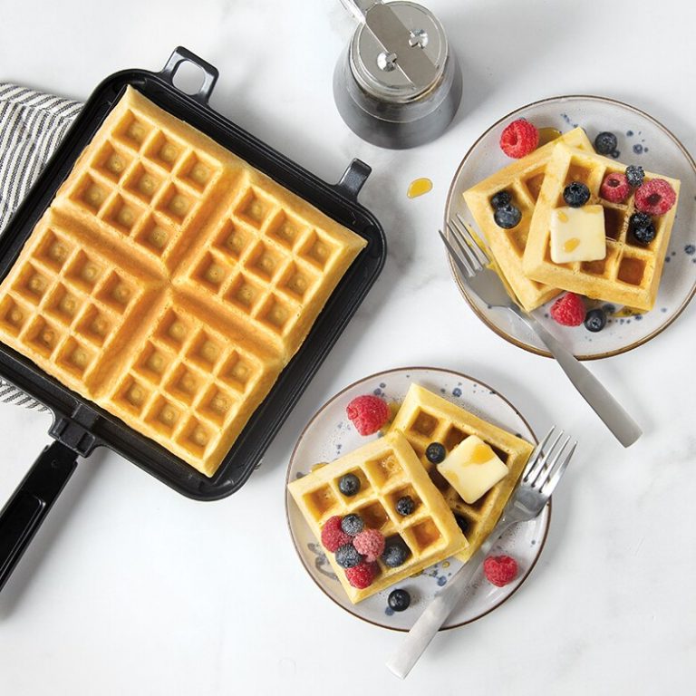 Original Stovetop Belgian Waffler | Cast Aluminum Cookware | Breakfast ...