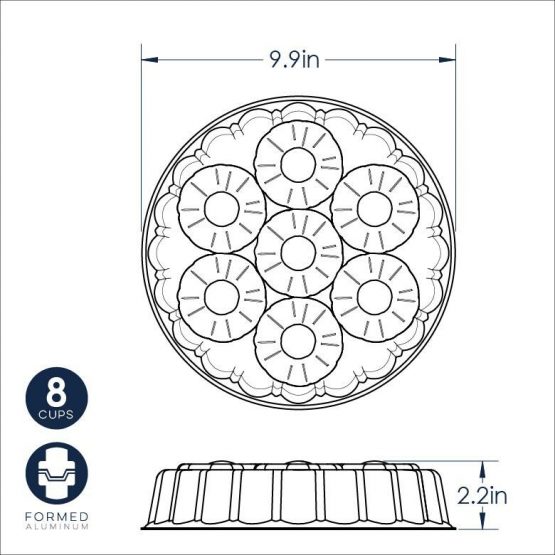 Pineapple Upside Down Cake Pan | Aluminum Bakeware | Nordic Ware