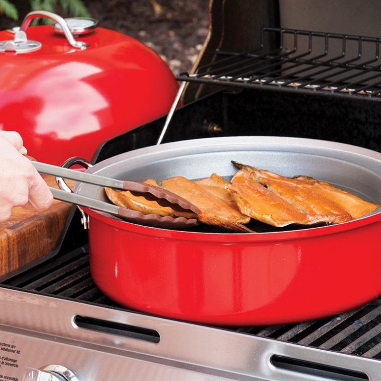 Red Kettle Smoker for Stovetop & Outdoor Cooking | Nordic Ware