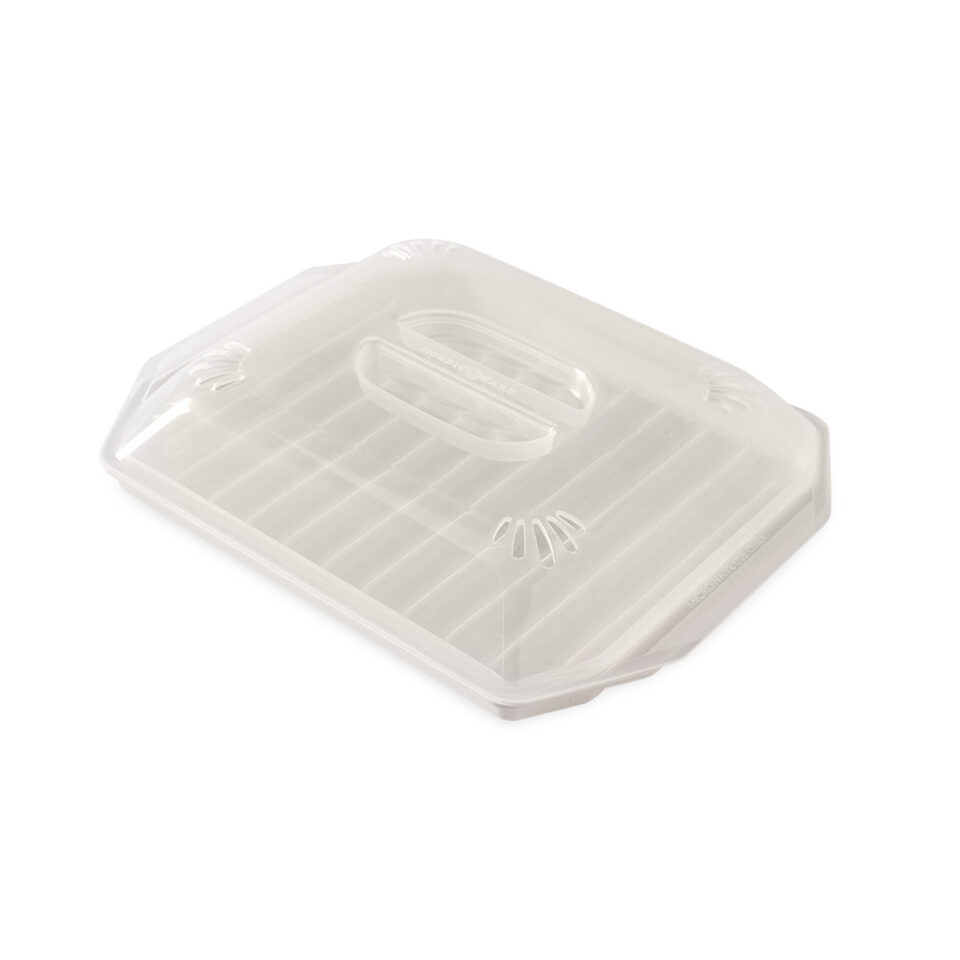 Compact Bacon Tray with Lid | Microwave Accessories | Nordic Ware