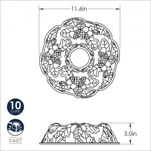 Autumn Wreath Bundt® Pan | Autumn Cake Pan | Fall Bakeware | Nordic Ware