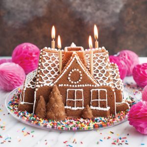 Gingerbread House Bundt® Pan | Holiday Bakeware | Christmas Baking Pans ...