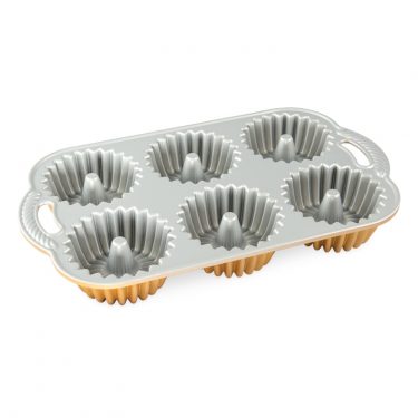 5 Cup Brilliance Bundtlette® Pan | Cast Aluminum Bakeware | Nordic Ware