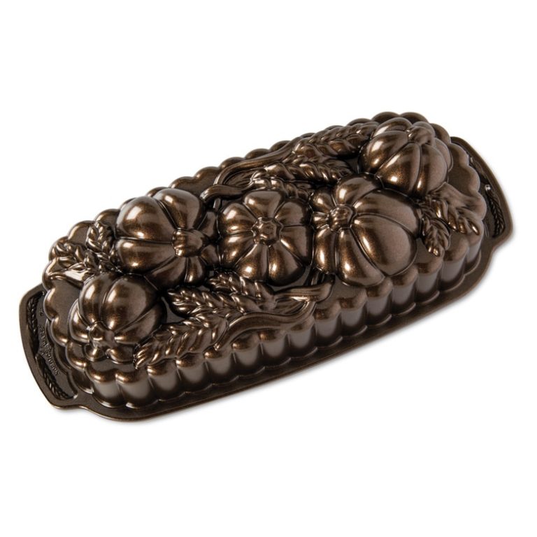 Wheat & Pumpkin Loaf Pan | Autumn Loaf Pan | Fall Bakeware | Nordic Ware