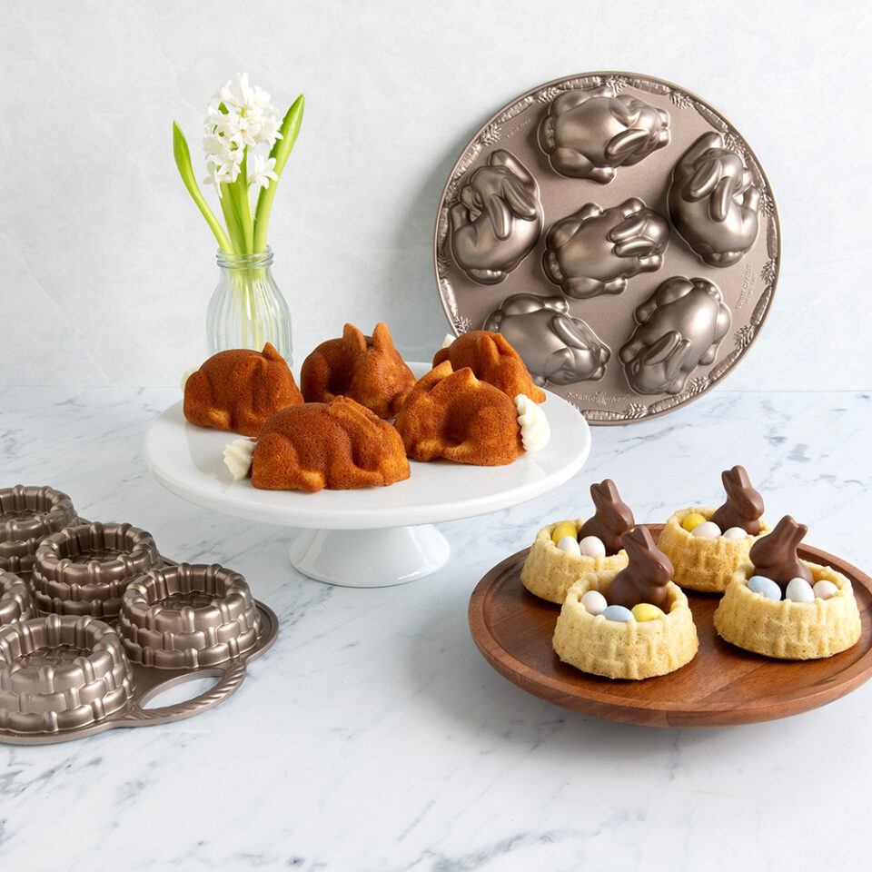 Baby Bunny Cake Pan | Cast Aluminum Bakeware | Nordic Ware