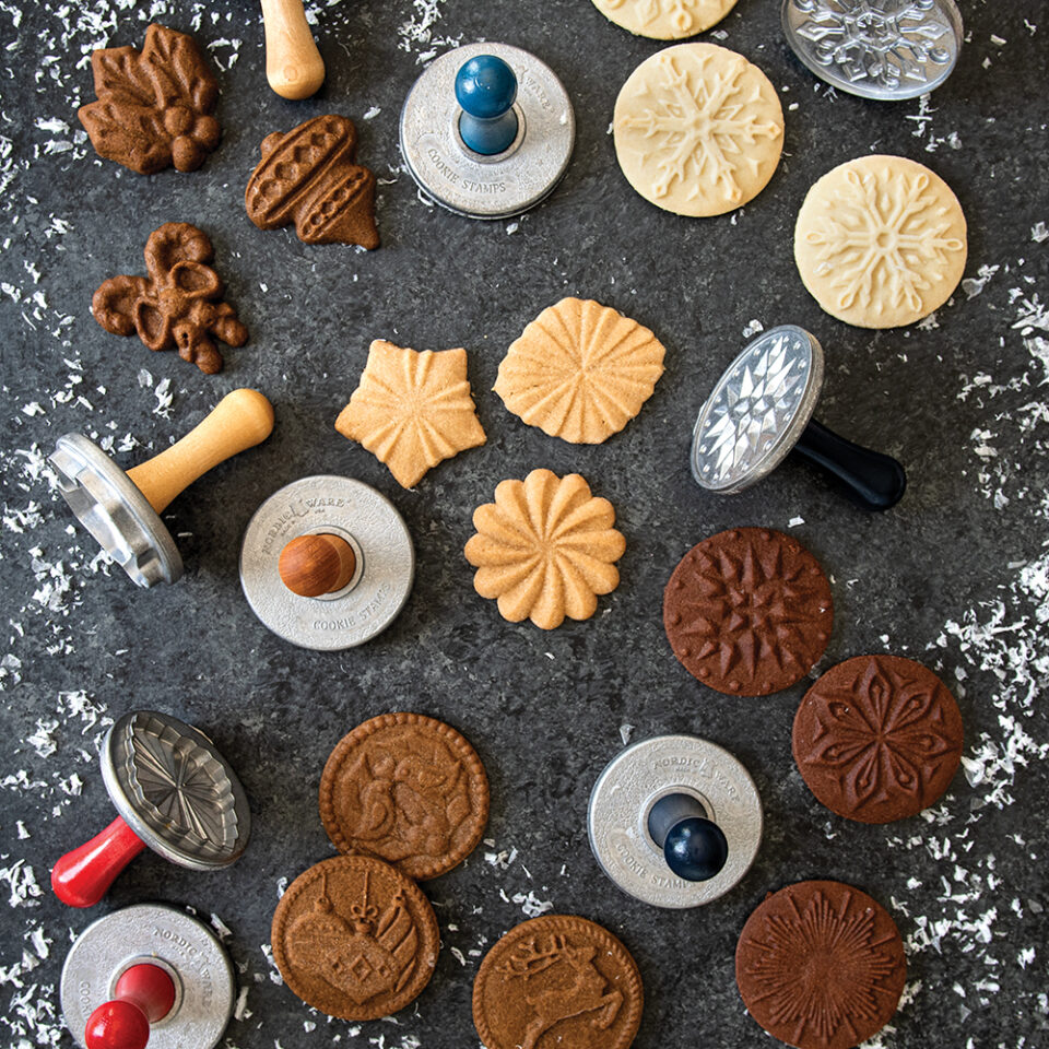 Yuletide Cookie Stamps | Holiday Bakeware Accessories | Nordic Ware