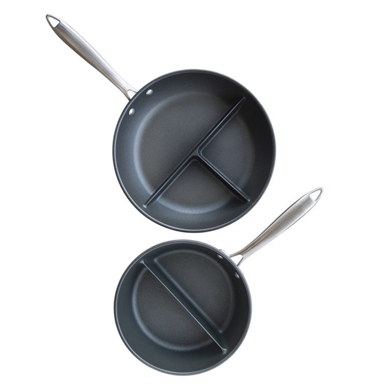 Divided Sauté and Sauce Pan Set | Cast Aluminum Cookware | Nordic Ware