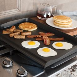Double Backsplash Griddle | Cast Aluminum Cookware | Nordic Ware