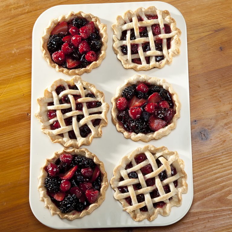 Raspberry Mini Pies - Nordic Ware