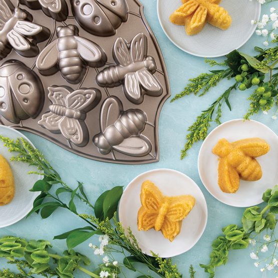 Vanilla Bug Cakes - Nordic Ware