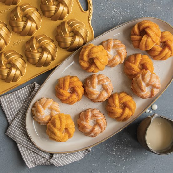 75th Anniversary Braided Mini Bundt® Pan | Cast Aluminum Bakeware ...