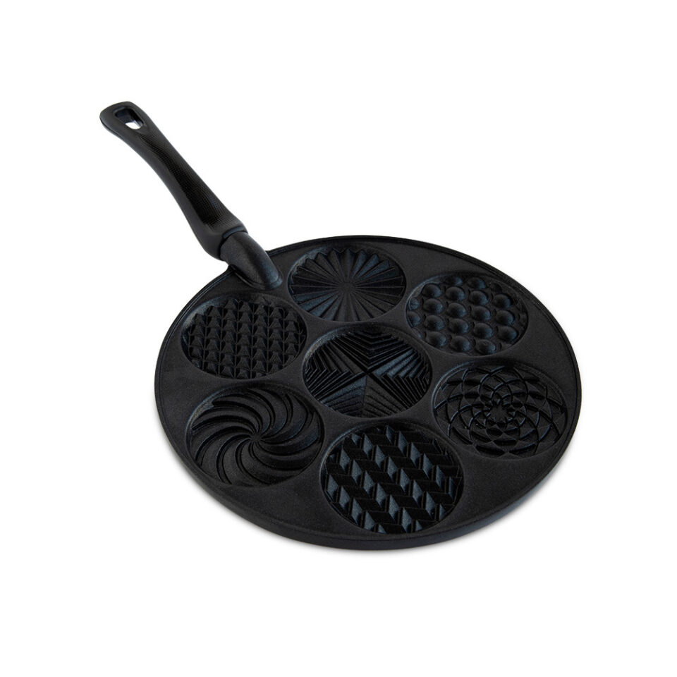 Patterns Pancake Pan | Cast Aluminum Cookware | Breakfast Pan | Nordic Ware