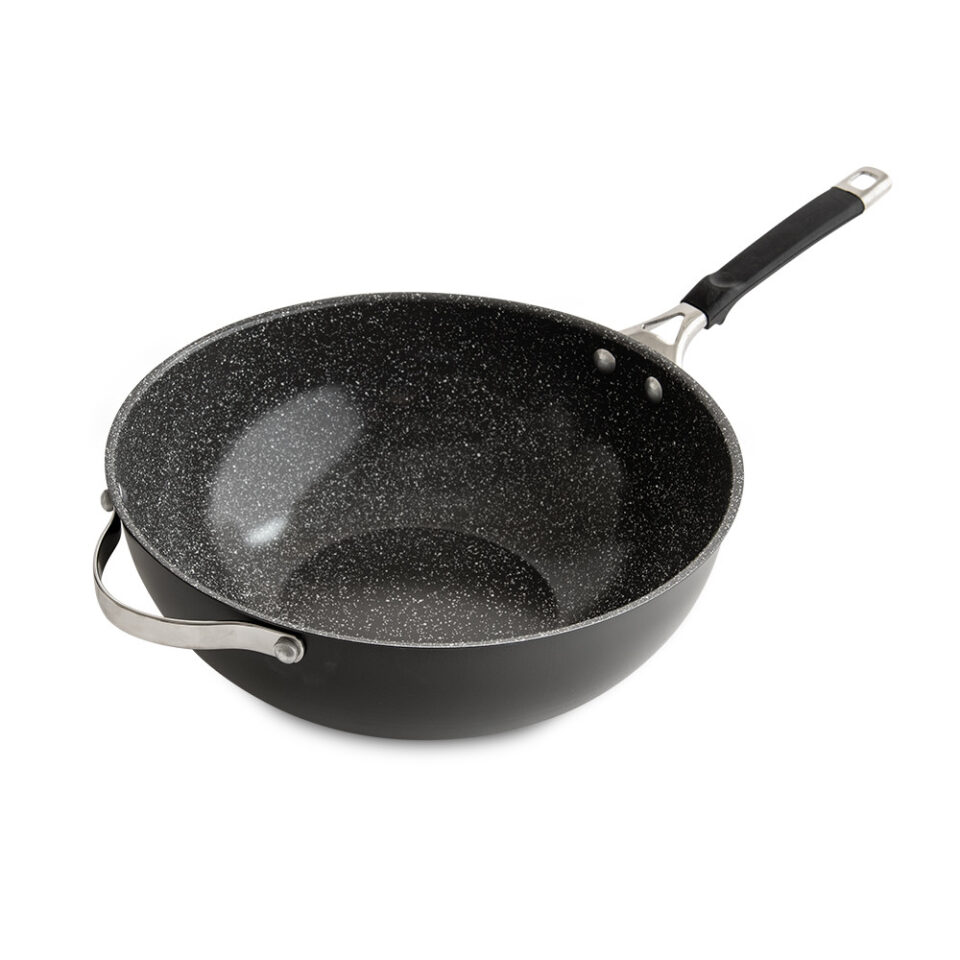 Verde Ceramic Nonstick 12” Wok | Ceramic Coated Cookware | Nordic Ware