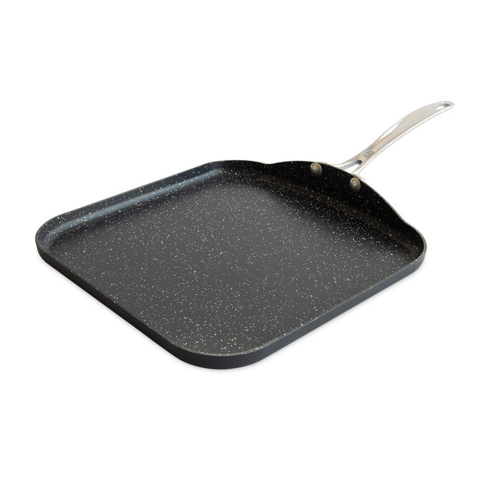 Basalt 11" Square Griddle | Ceramic Coated Cookware | Nordic Ware