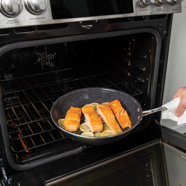 Basalt 12 Inch Nonstick Skillet Pan | Ceramic Coated Cookware | Nordic Ware