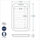 Naturals® Classic Broiler Pan | Aluminum Broil Pan | Nordic Ware