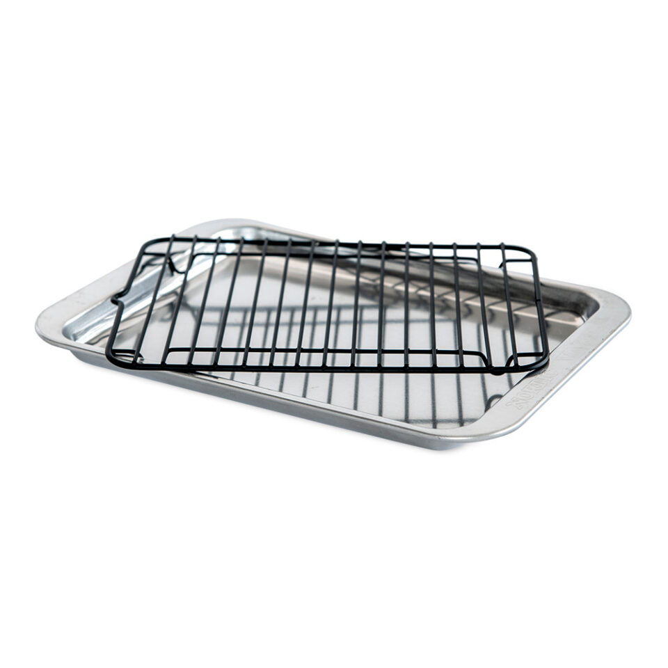 Naturals® Compact Ovenware 2 Piece Broiler Set | Aluminum Baking Sheet ...