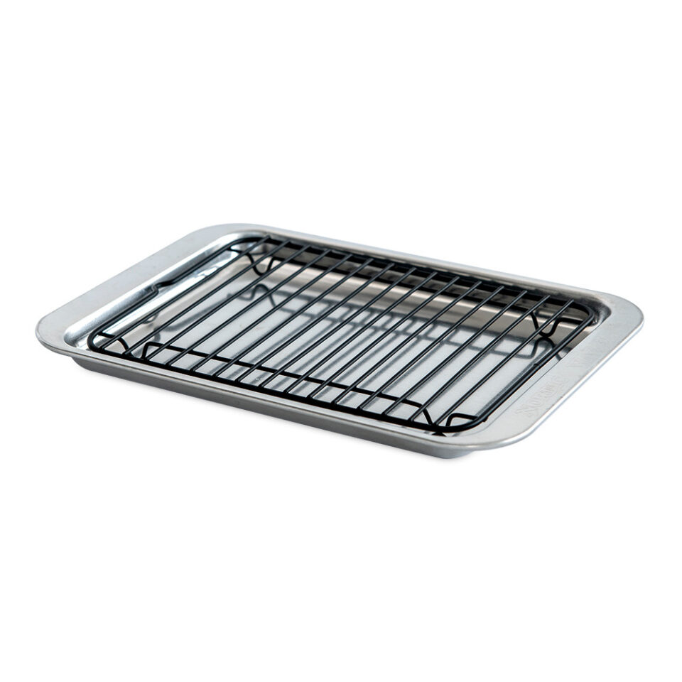 Naturals® Compact Ovenware 2 Piece Broiler Set | Aluminum Baking Sheet ...