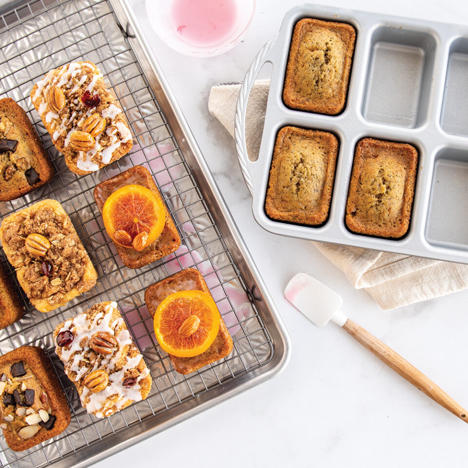 Mini Banana Bread Loaves - Nordic Ware