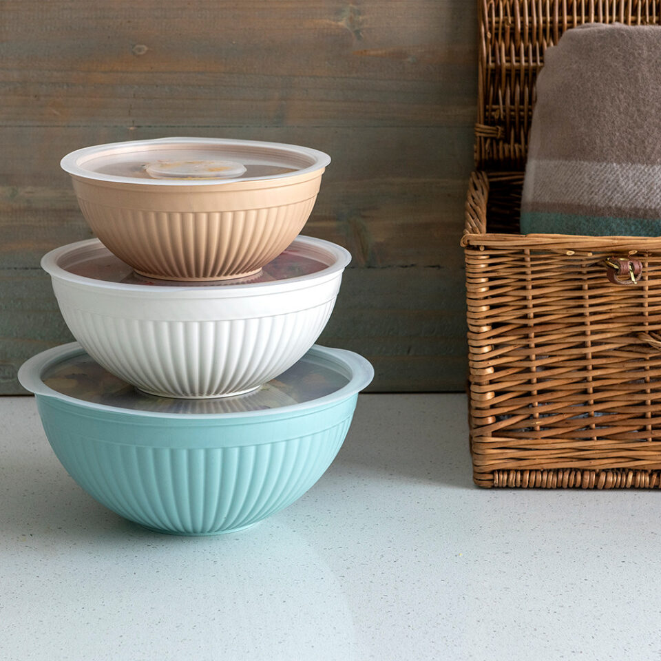 6-Piece Covered Bowl Set | Microwave Safe Bowls | Nordic Ware