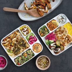 Divided Meal Tray - Set of 2| Microwave Dinnerware | Nordic Ware