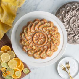 Citrus Twist Cake Pan | Cast Aluminum Bakeware | Nordic Ware