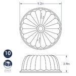 Elegant Party Bundt® Pan, Translucent Bundt Cake and Lemon Cake Mix ...