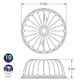 Elegant Party Bundt® Pan, Translucent Bundt Cake and Lemon Cake Mix ...