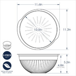 2-in-1 Colander and Bowl Set | Kitchen Accessories | Nordic Ware
