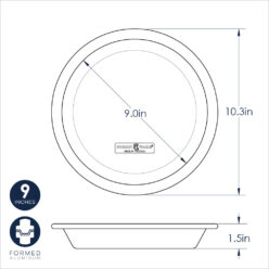 Naturals® 9" Pie Pan | Aluminum Bakeware | Nordic Ware