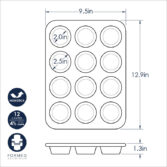 Nonstick Muffin Pan | Brilliant Aluminum Bakeware | Nordic Ware