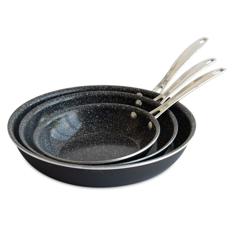 Basalt 6 Piece Sauté Skillet & Lids Set | Ceramic Coated Cookware ...