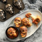 Cheesy Garlic Bread Skulls - Nordic Ware
