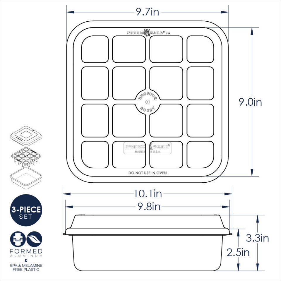 Brownie Buddy Baking Set - Nordic Ware