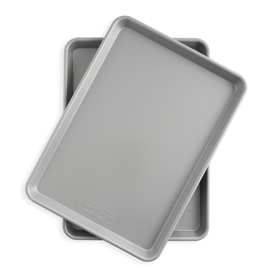 Brilliant Bakeware Set of 2 Nonstick Half Sheet Pans | Nonstick ...