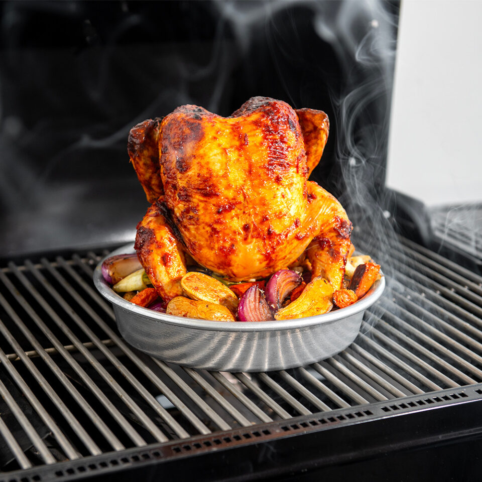Vertical Chicken Roaster - Whole Chicken Baking Stand | Nordic Ware