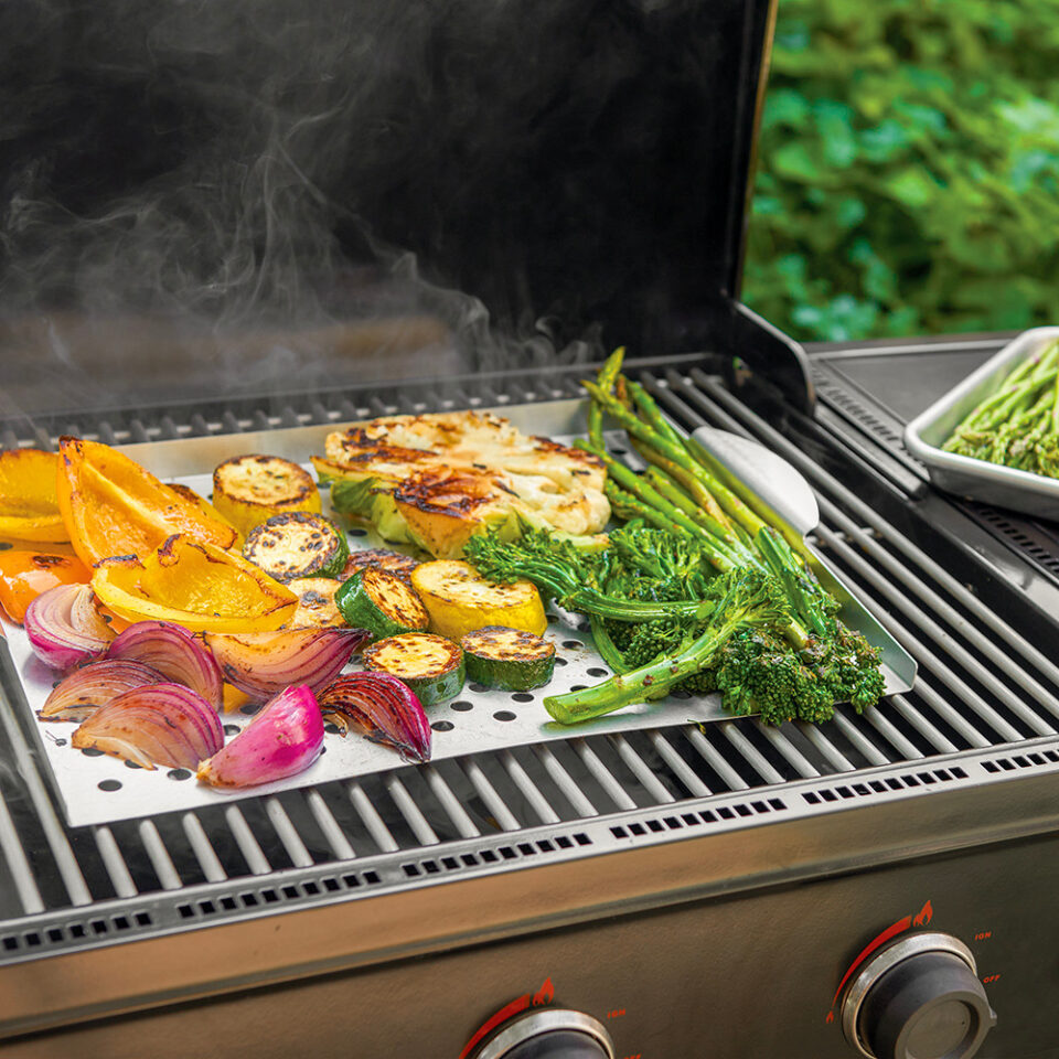 Perforated Grill Topper for BBQ & Outdoor Grills | Nordic Ware