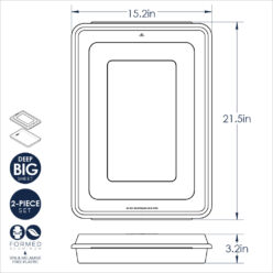 Naturals® Big Batch Pan with Lid - Nordic Ware