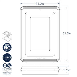Naturals® Big Batch Pan with Lid - Nordic Ware