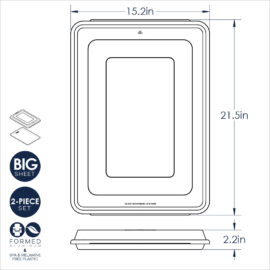 Naturals® Big Sheet Pan with Lid - Nordic Ware