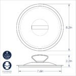 Verde 8 Inch Lid - Nordic Ware