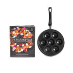 Aebleskiver Cookbook and Danish Ebelskiver Pan Set For Delicious ...