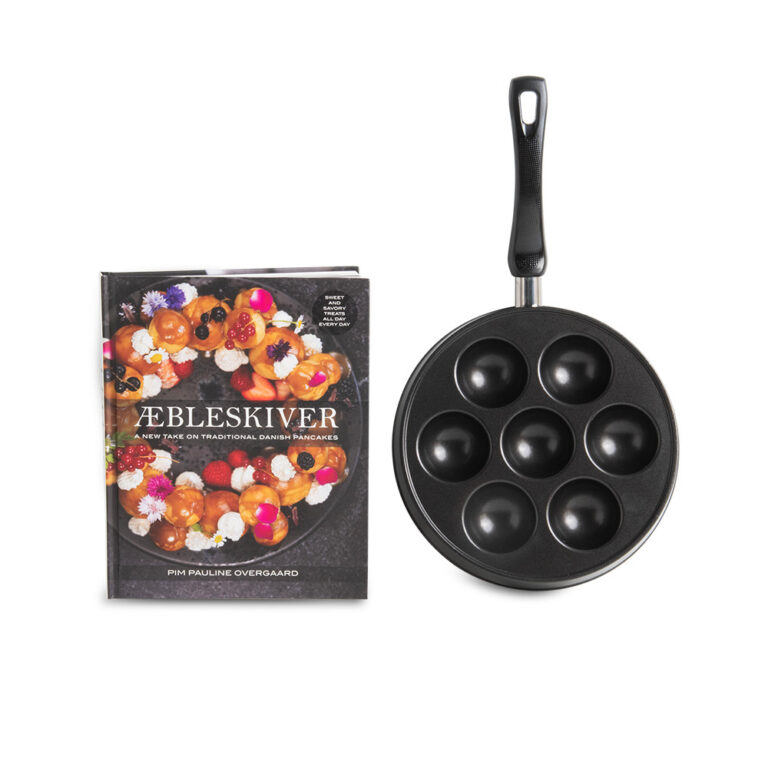 Aebleskiver Cookbook and Danish Ebelskiver Pan Set For Delicious ...
